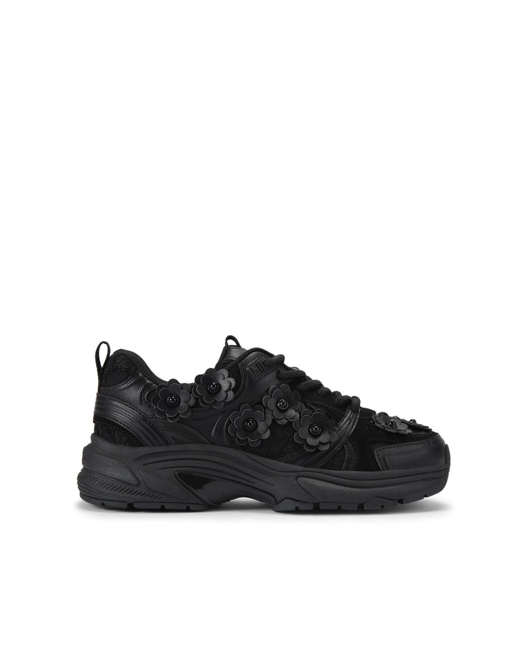 KG by Kurt Geiger Lexie Flower Sneakers in Black | Lyst UK
