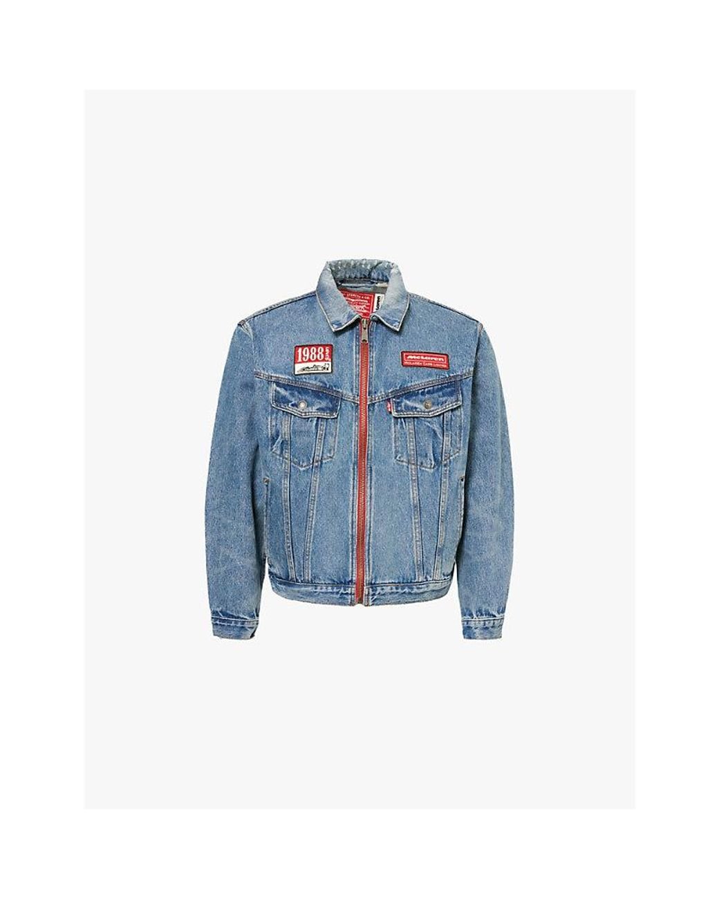 Levi's Levi's X Mclaren Racing Heritage Trucker Brand-patch Denim ...