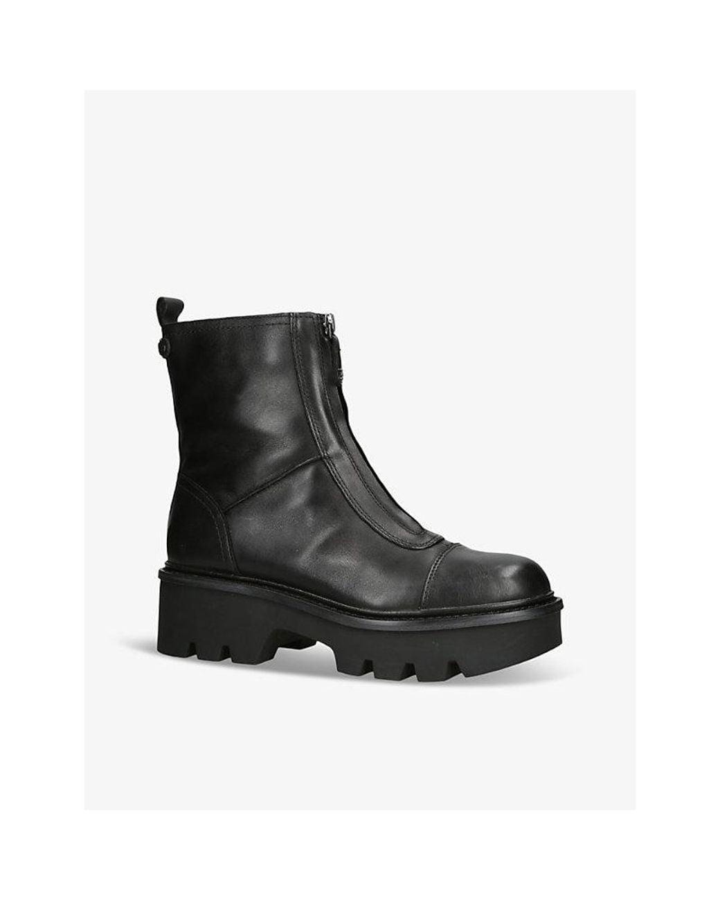 Sam Edelman Cooper Leather Chelsea Boots in Black | Lyst