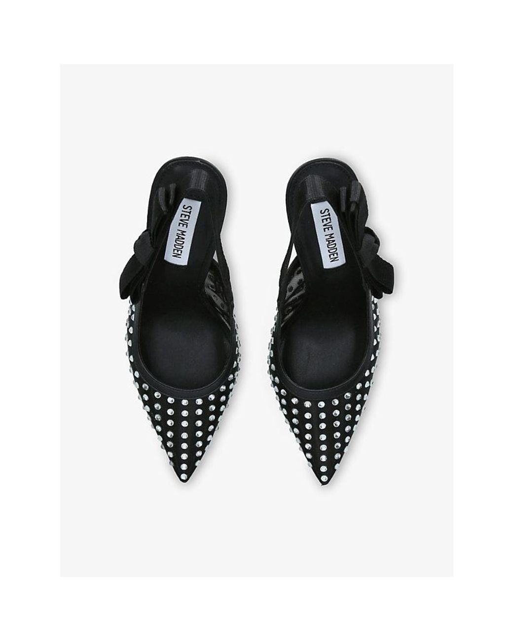 Steve Madden Brylie Mesh Courts in Black | Lyst