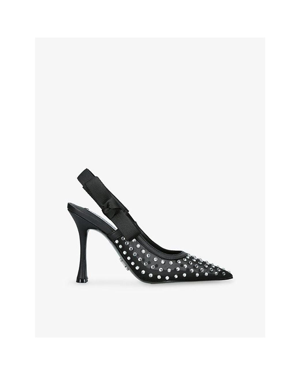 Steve Madden Brylie Mesh Courts in Black | Lyst