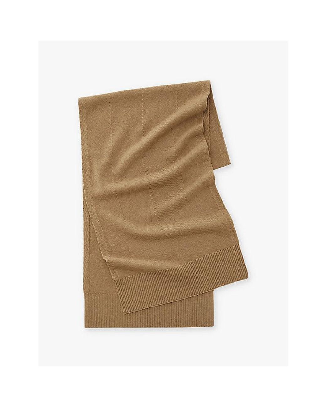 JOSEPH Hexagon-Needlework Merino-Wool Scarf in Natural | Lyst UK