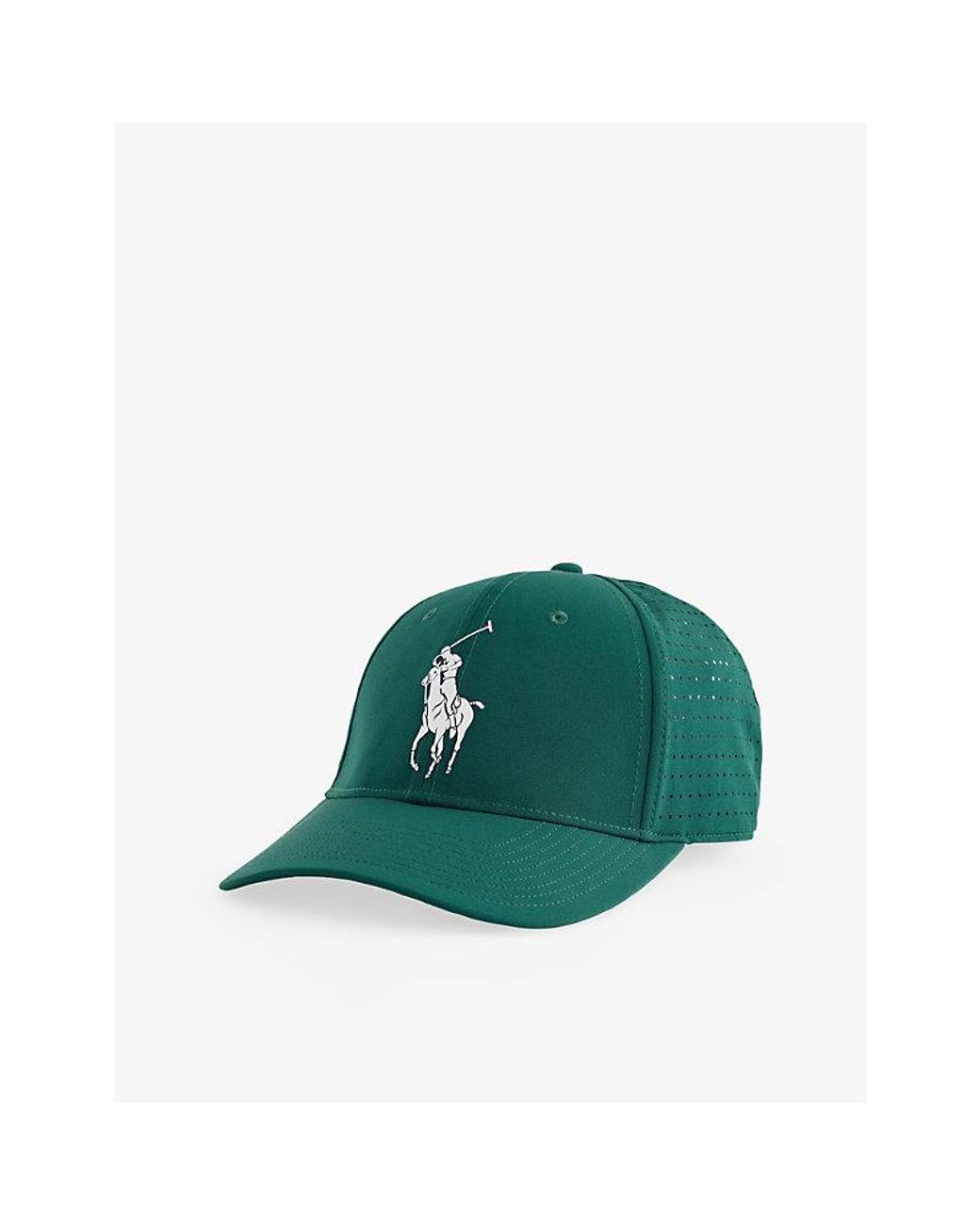 Polo Ralph Lauren X Wimbledon Mesh Stretch-Woven Baseball Cap in Green ...