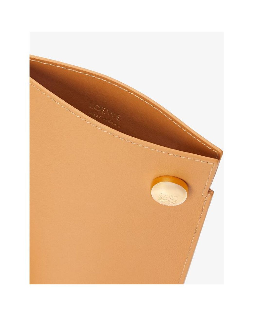 Loewe Pebble Dice Leather Pouch in Brown | Lyst