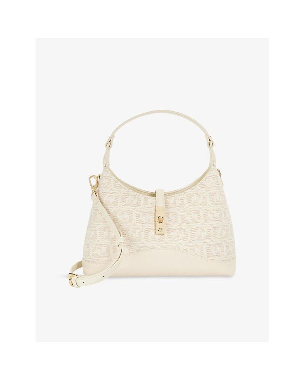 Dune Dorset Medium Woven Shoulder Bag in Natural | Lyst