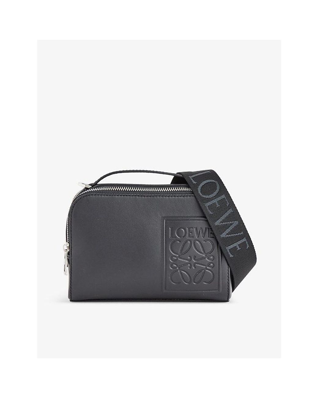 Loewe Mini Camera Leather Cross-body Bag in Black for Men | Lyst