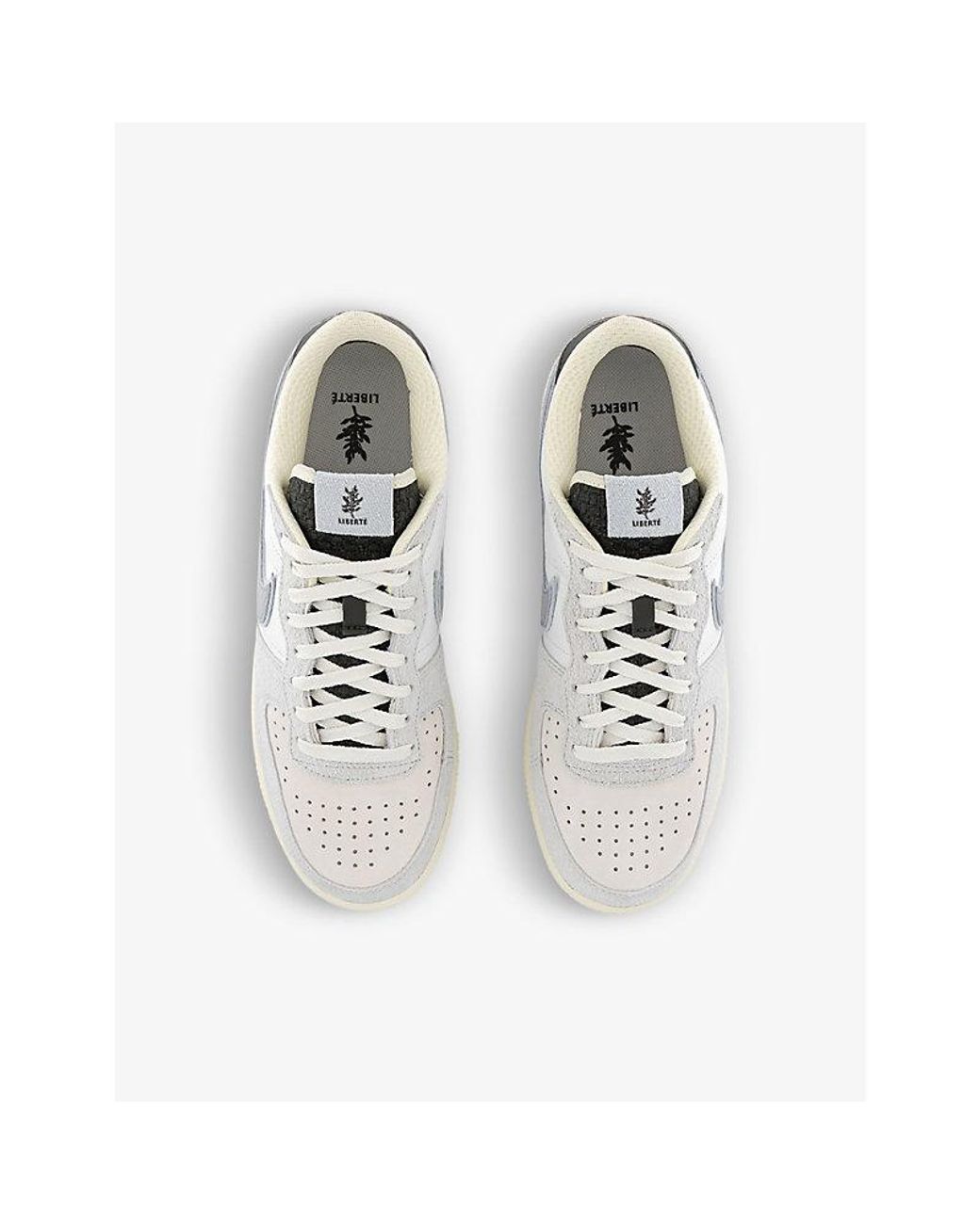 Nike Terminator Logo-embroidered Leather Low-top Trainers