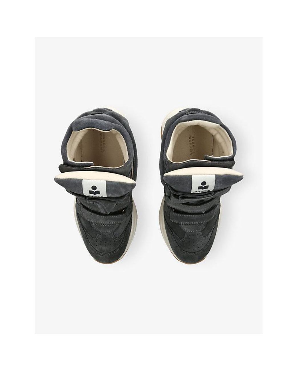 Isabel Marant Balskee Suede High-Top Trainers | Lyst