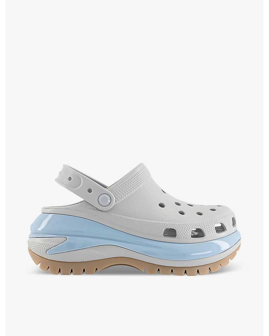 Crocs™ Classic Mega Crush Rubber Clogs in Blue | Lyst UK