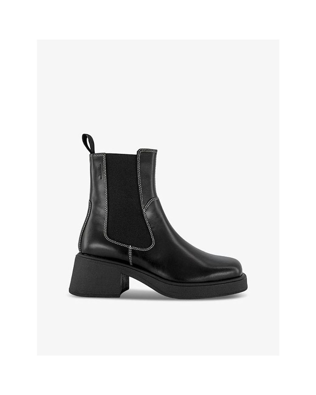 Vagabond Shoemakers Dorah Pull-Tab Leather Chelsea Boots in Black | Lyst