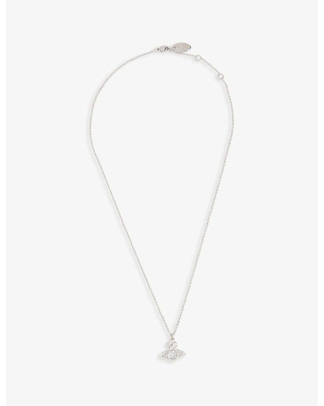 Vivienne Westwood Valentina Orb Pendant in White Lyst