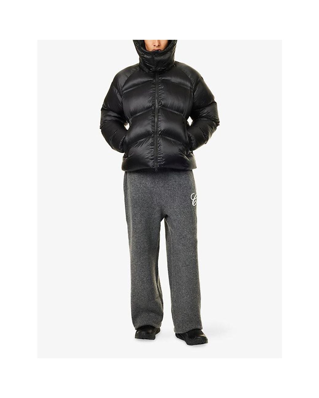 The Couture Club Translucent Padded Shell Jacket in Black for Men | Lyst UK