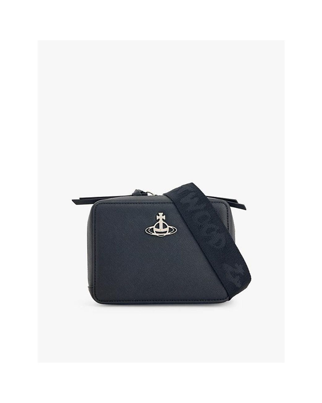 Vivienne Westwood Melih Logo-plaque Faux-leather Camera Bag in Blue for Men | Lyst