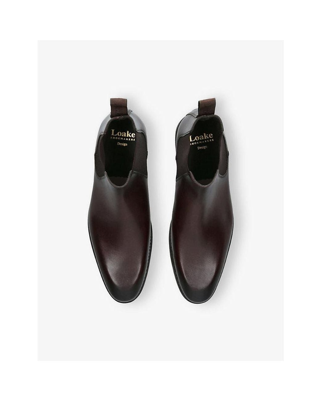 Loake Mcbride Leather Chelsea Boots in Black for Men | Lyst