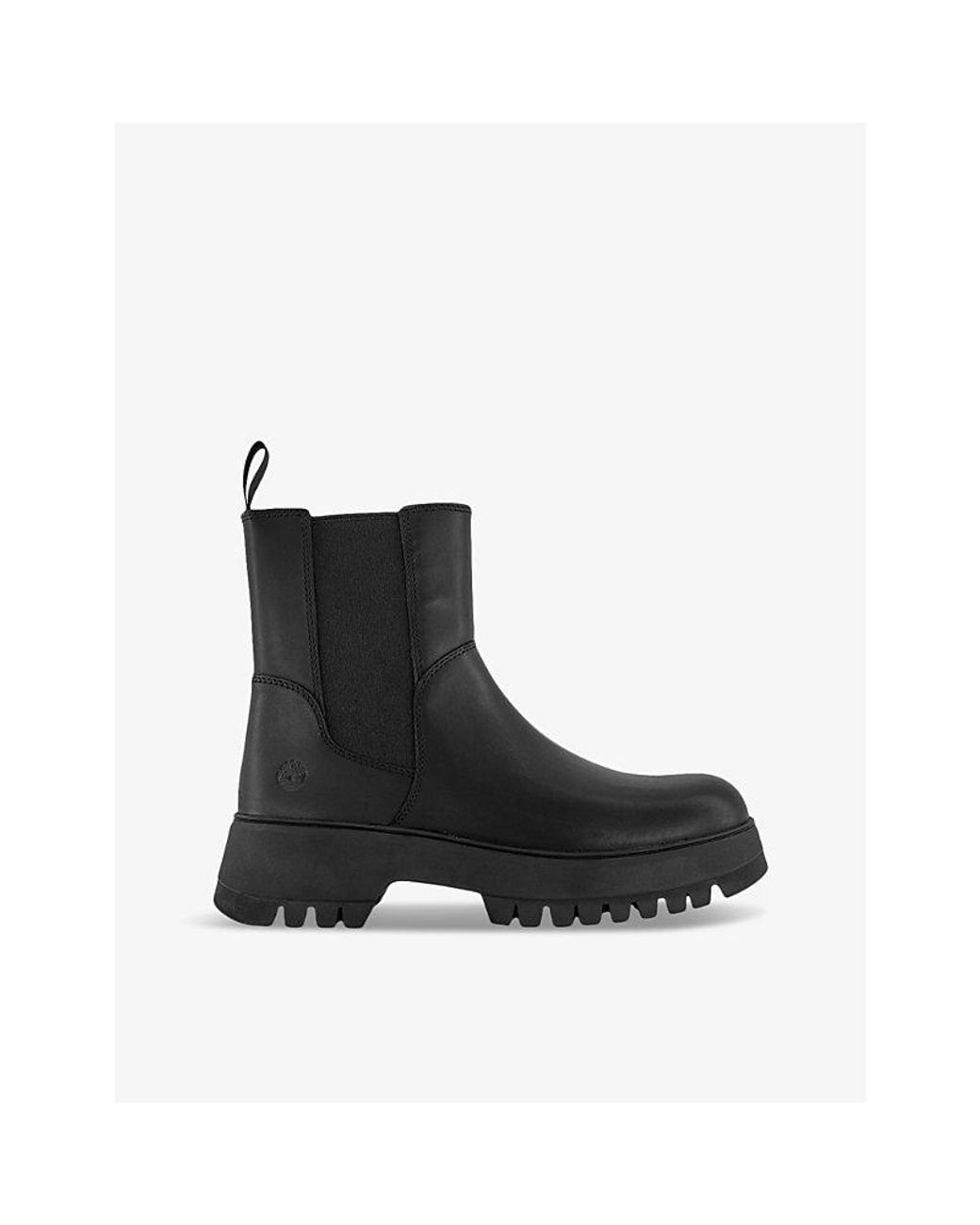 Timberland Cora Valley Leather Chelsea Boots in Black | Lyst UK