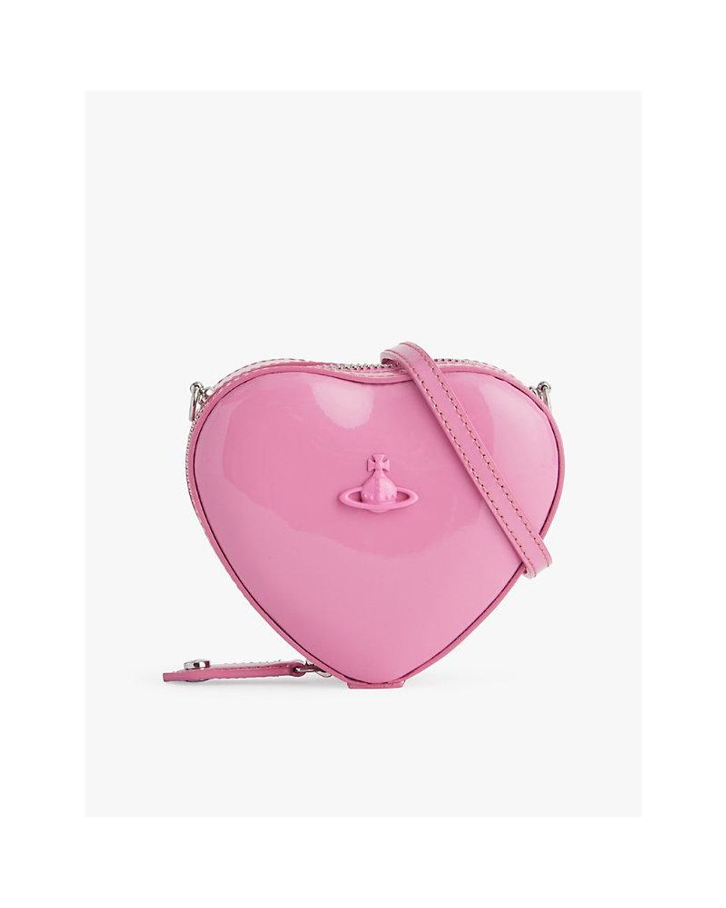 Vivienne Westwood Heart Mini Leather Cross-body Bag in Pink | Lyst Australia