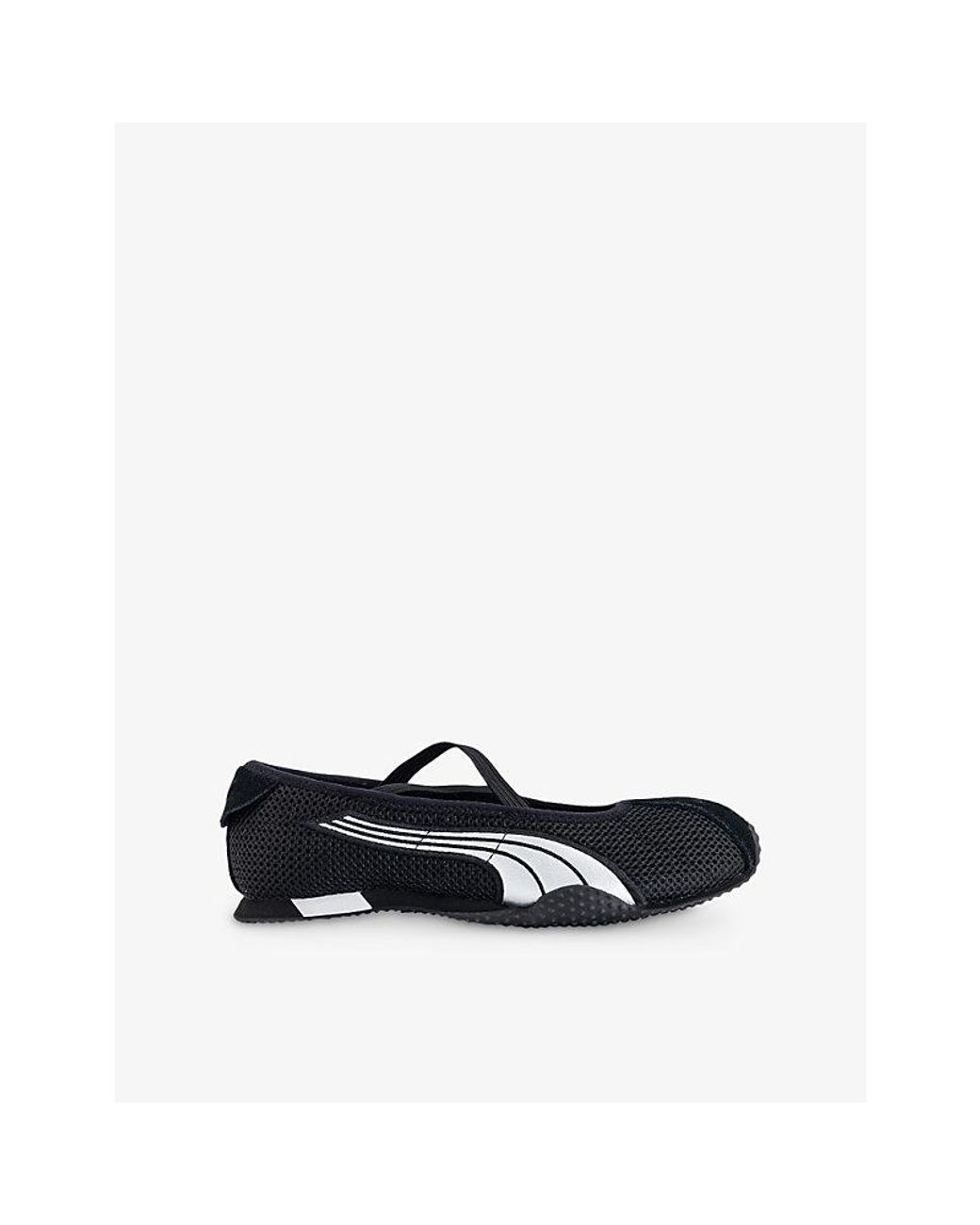 PUMA H-Street Mesh Ballet Flats in Black | Lyst