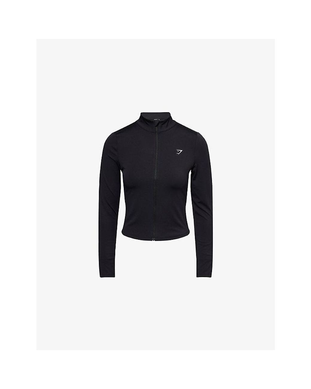 GYMSHARK Training Zip-Up Stretch-Jersey Jacket in Blue | Lyst UK