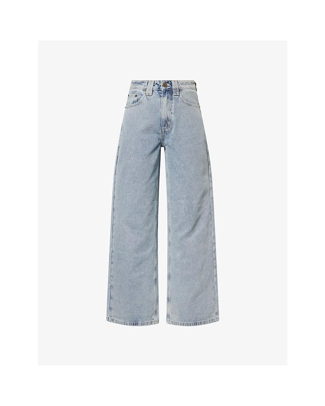 Dissh Reagan Wide-Leg Denim Jeans in Blue | Lyst