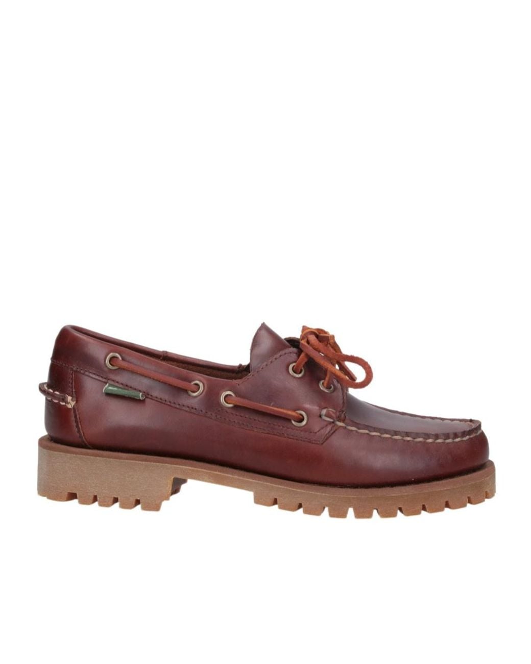 Sebago Ranger Waxy Lace-Up Shoes in Purple | Lyst