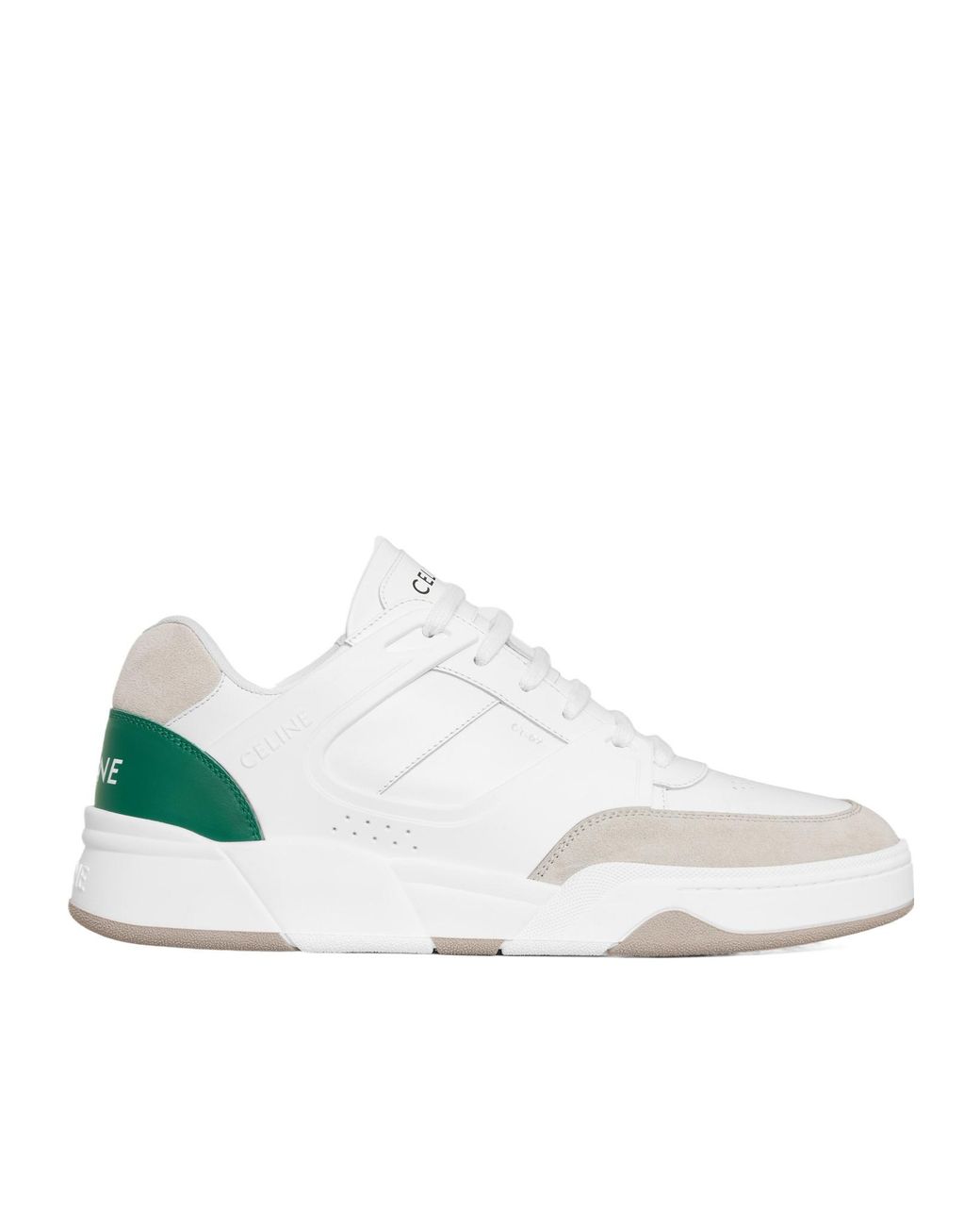 Celine Trainer Ct-07 Low Lace-Up Sneaker in White for Men | Lyst