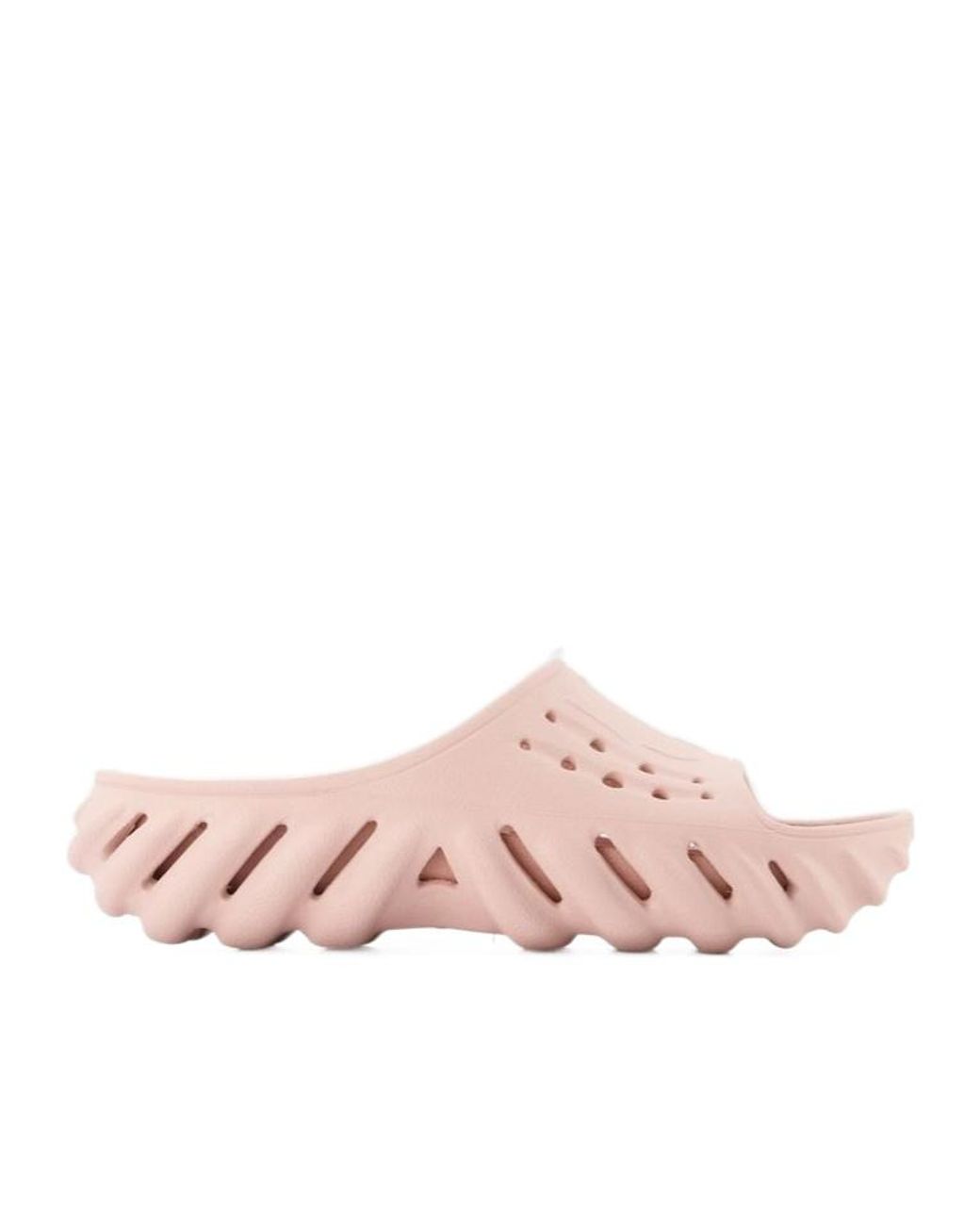 Crocs™ Logo Pattern Slippers in Pink | Lyst