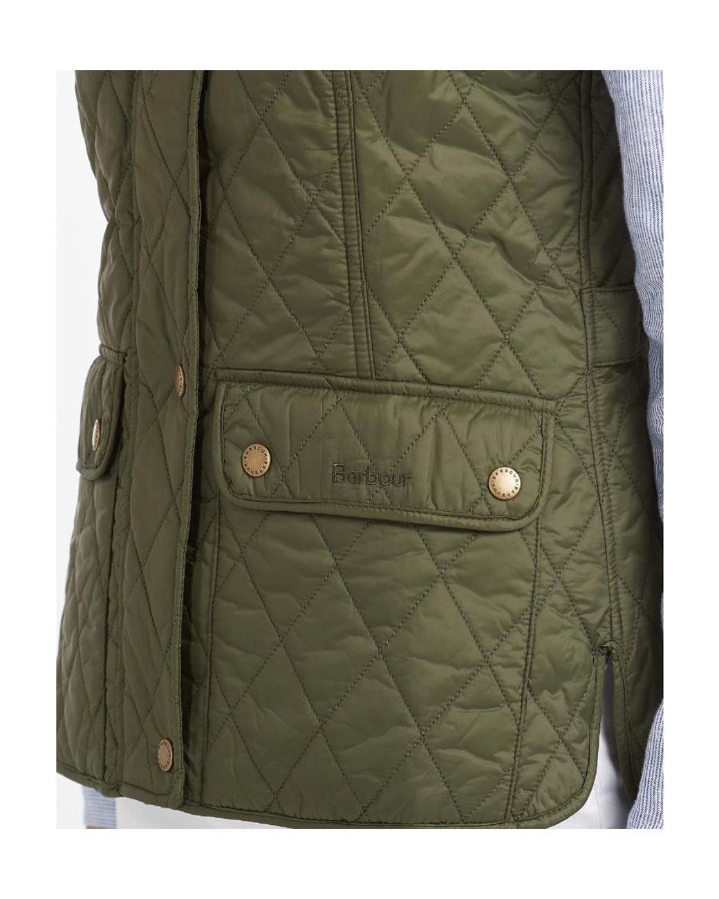 Barbour Logo Vest in Green | Lyst