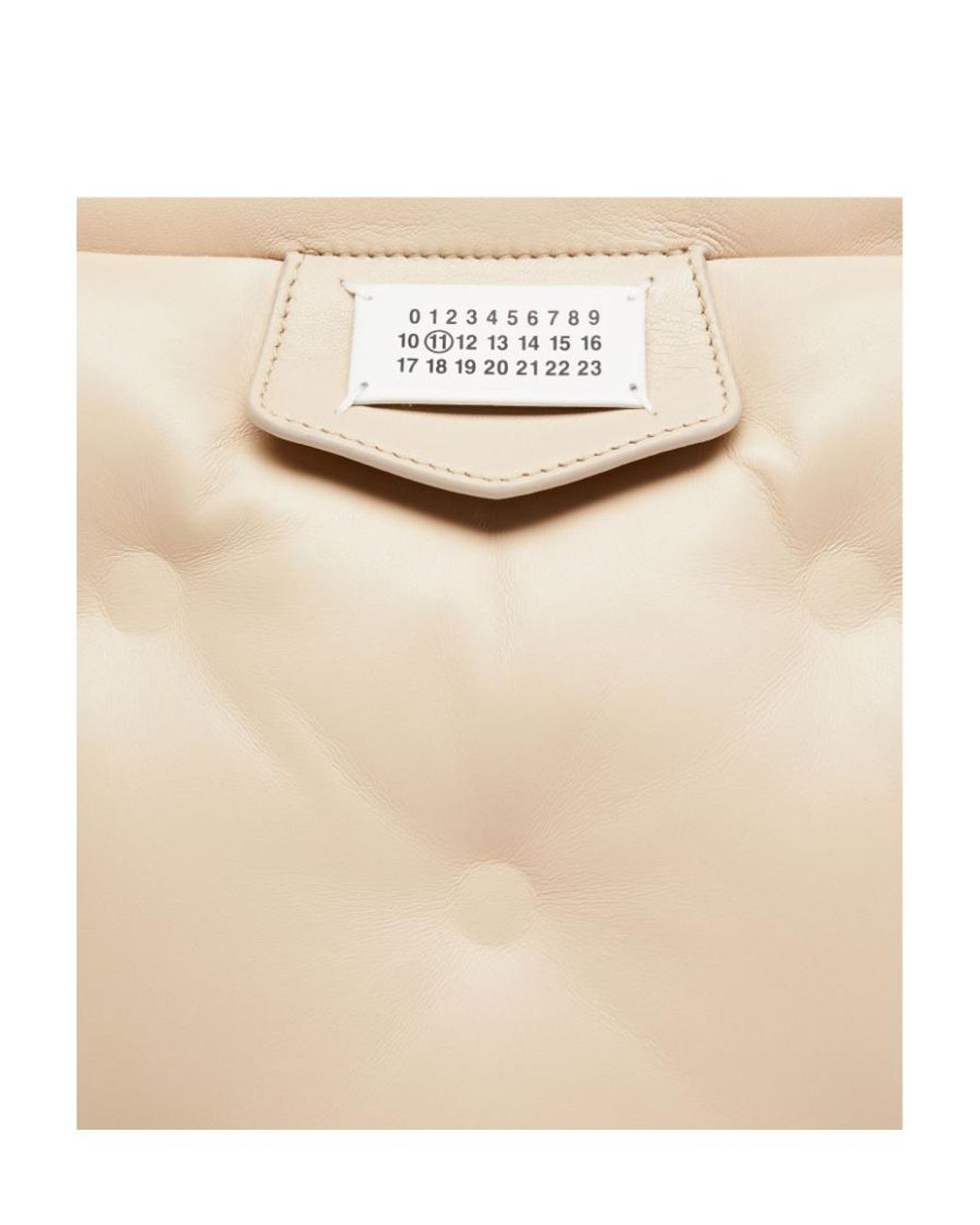 Maison Margiela Glam Slam Logo Patch Tote Bag in Natural for Men | Lyst