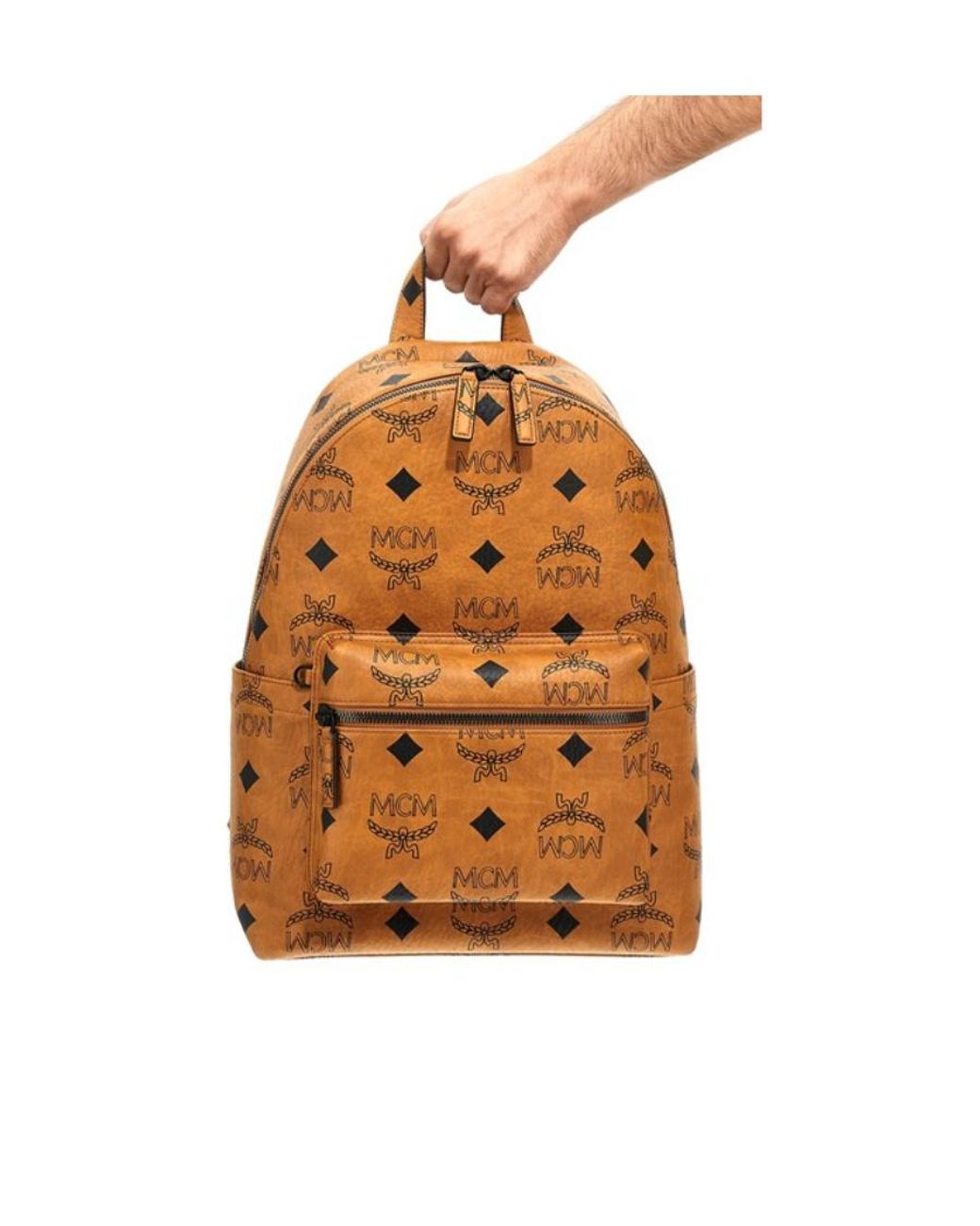 MCM Zipper Backpack in Brown for Men | Lyst