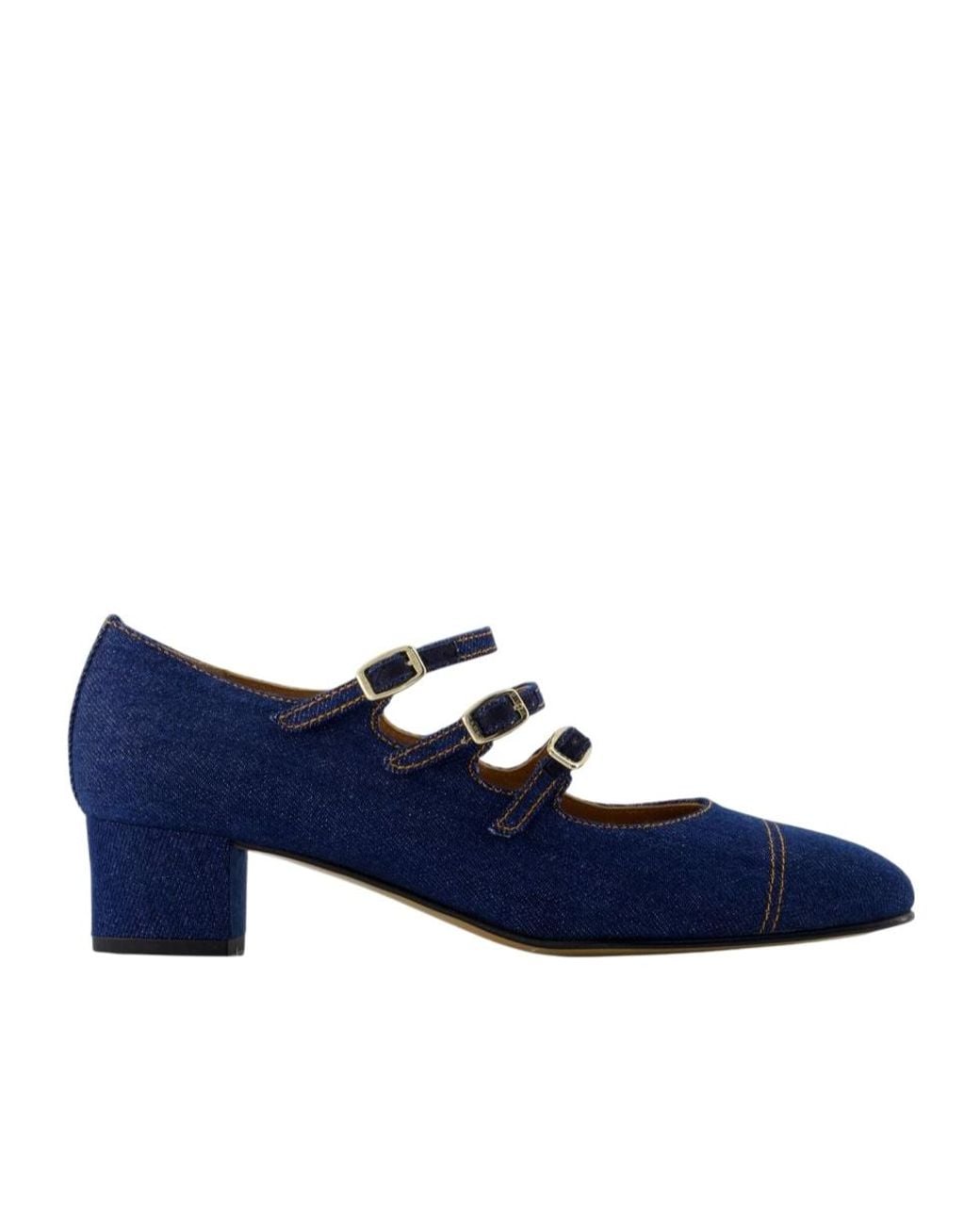 CAREL PARIS Carel Kina 25 Mary Janes Pumps in Blue | Lyst