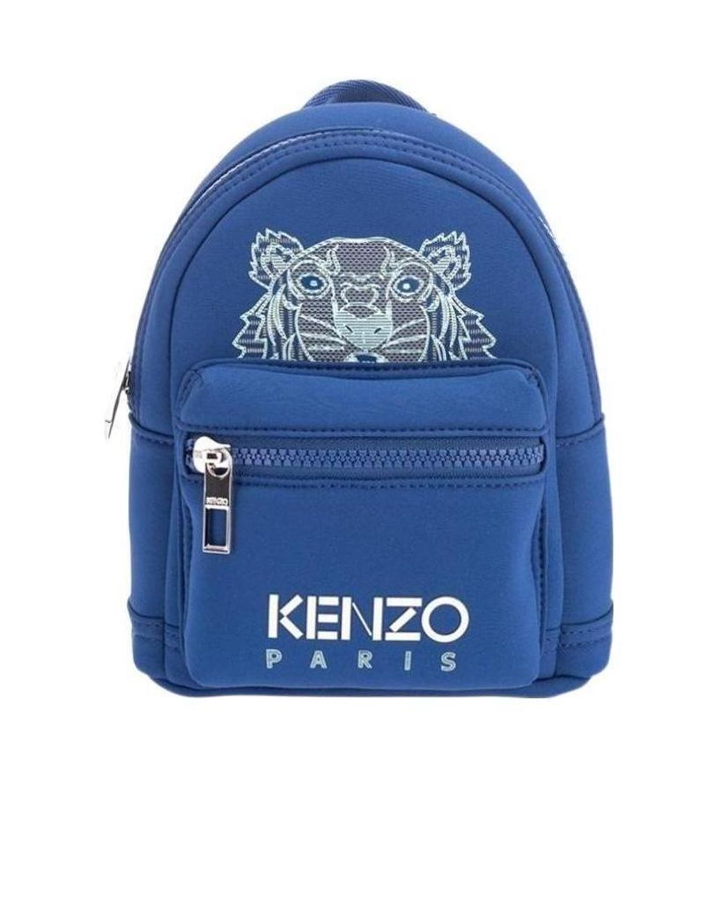 KENZO Small Tiger Embroidered Backpack in Blue for Men | Lyst