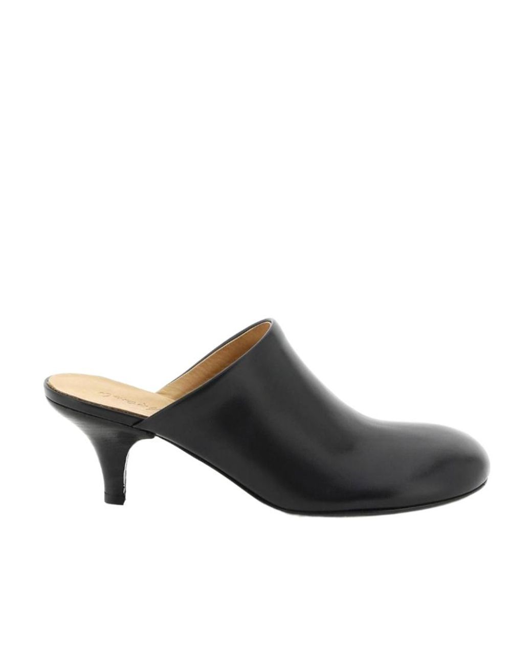 Marsèll Spilla Logo Muller Heels in Brown | Lyst