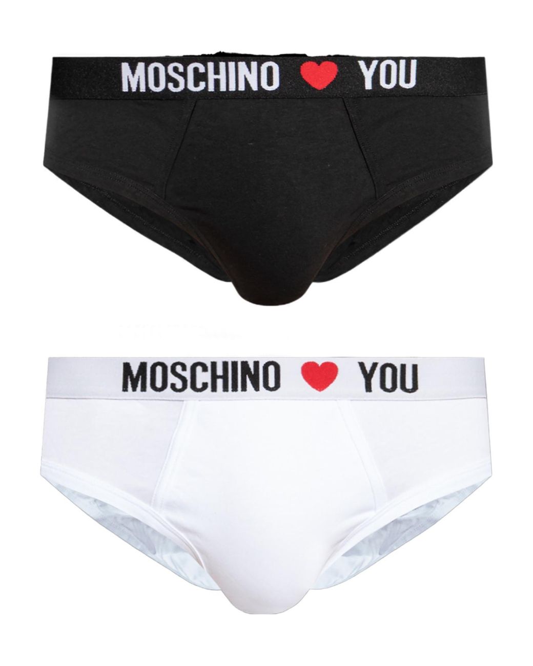 Moschino Logo Boxer Briefs Set Of Two in Black for Men | Lyst
