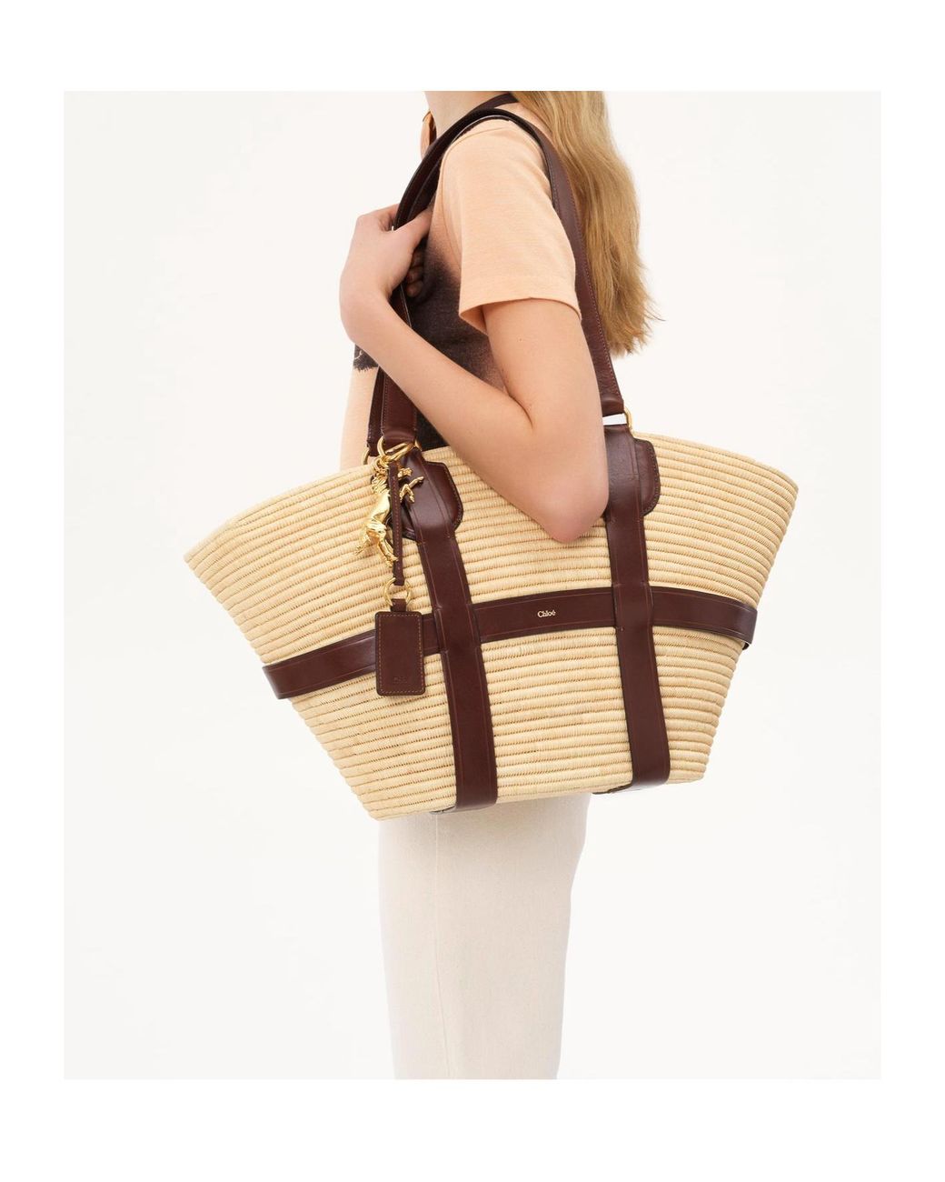 Chloé Chlo Large Kerala 25 Basket Bag in Pink | Lyst