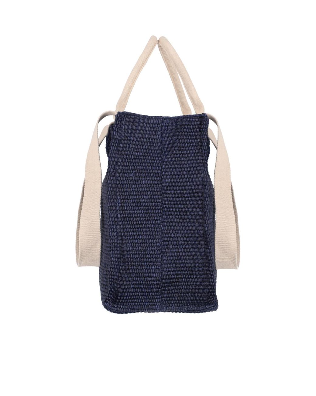 Marni Logo Embroidered Top Handle Bag in Blue | Lyst