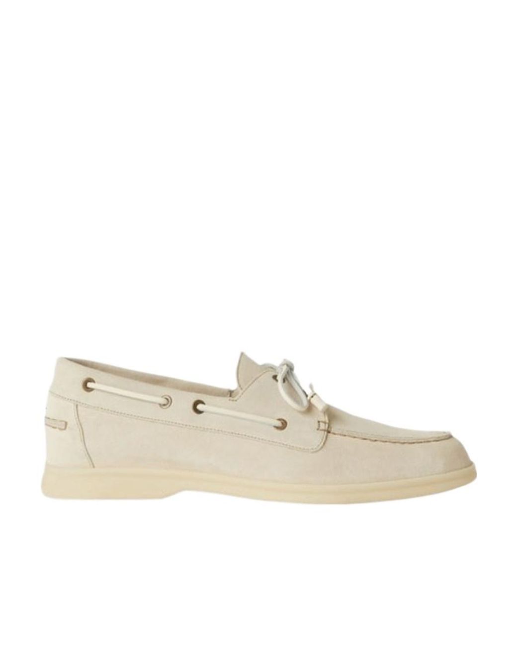 Loro Piana Sea-Sail Walk Mokasin Shoes in Natural for Men | Lyst