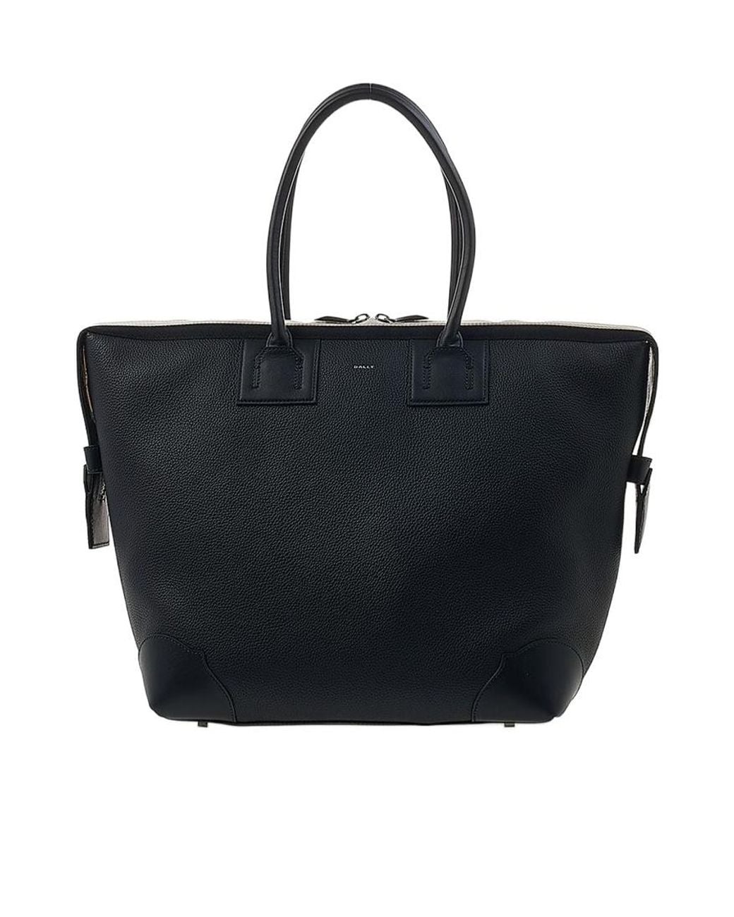 Bally Bold Volume Tote Bag in Black | Lyst