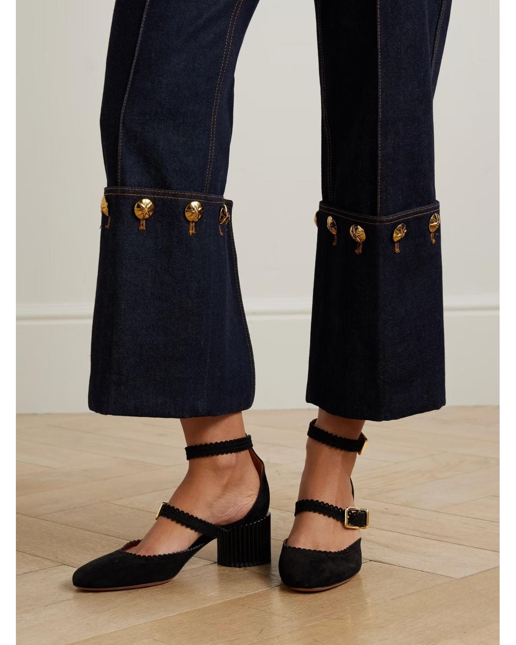 Zimmermann Eddie Mary Jane High Heels in Black | Lyst UK