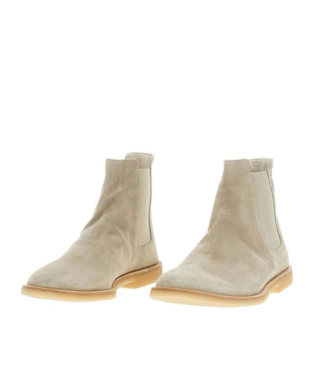 Common Projects Chelsea Boots in Natural for Men | Lyst UK