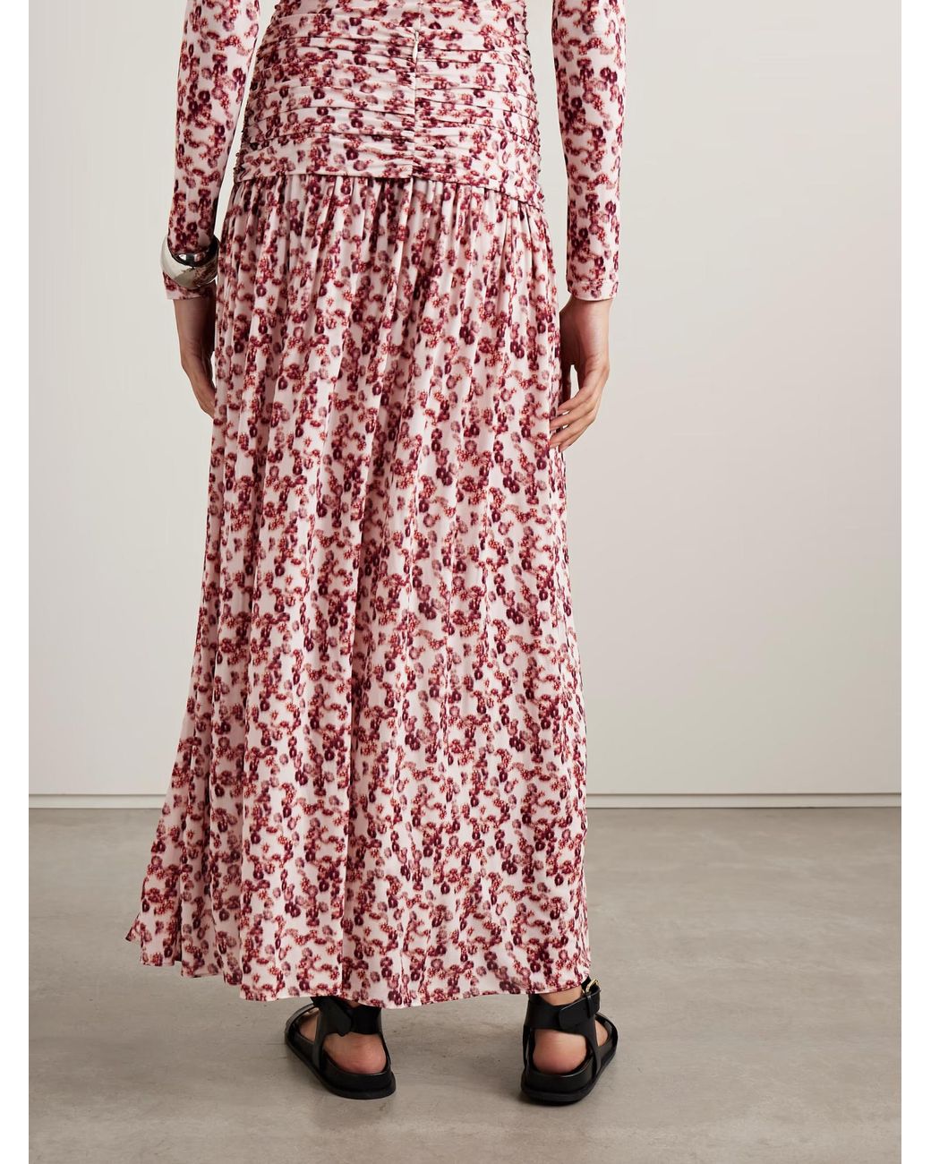 Isabel Marant Gwendy Skirt in Red | Lyst