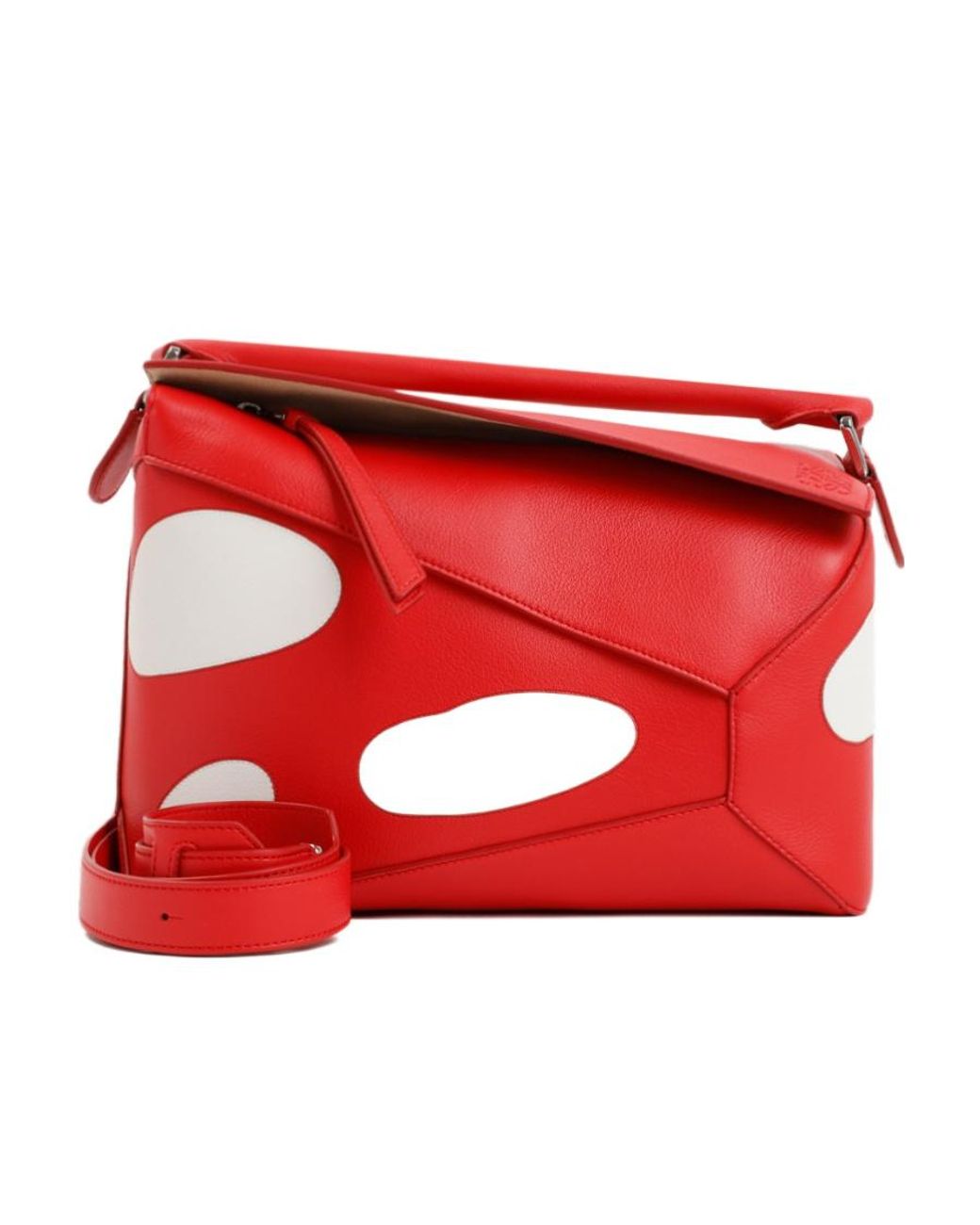 Loewe Mushroom Puzzle Edge Bag in Red for Men | Lyst