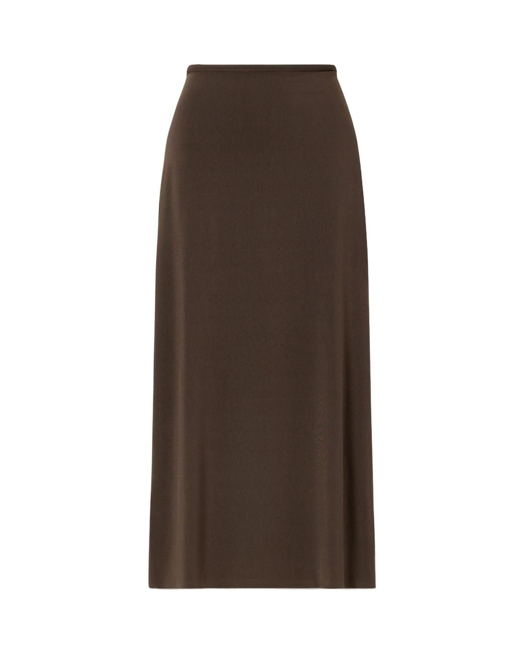 SIR. Matheo Jersey Maxi Skirt in Brown | Lyst UK