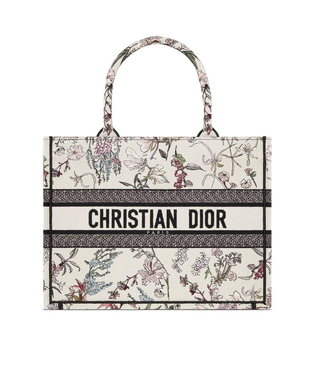 Dior Medium Book Tote in White | Lyst