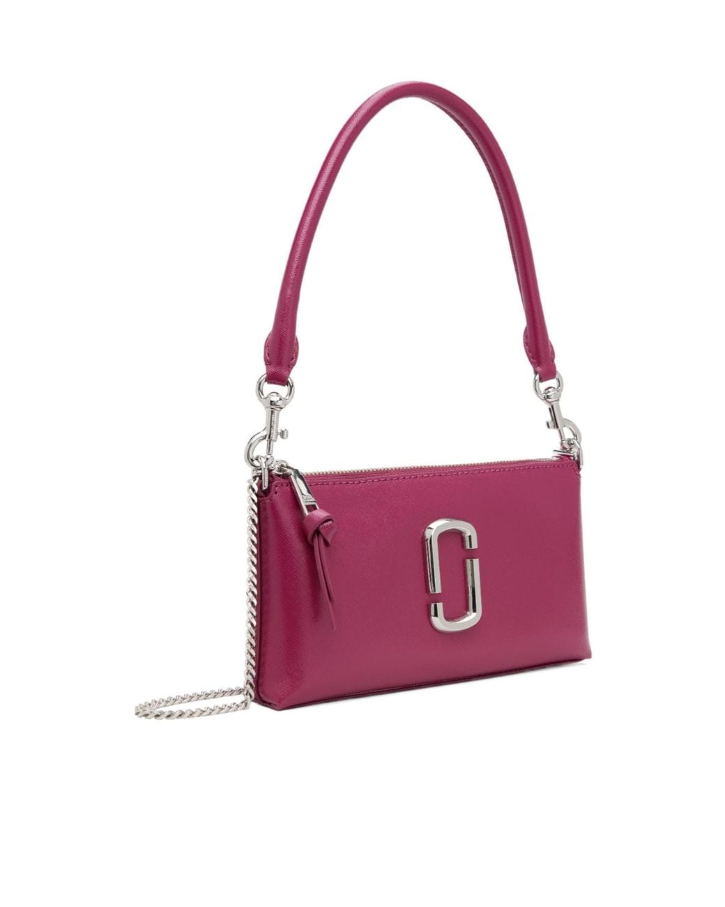 Marc Jacobs Logo Shoulder Bag in Purple | Lyst