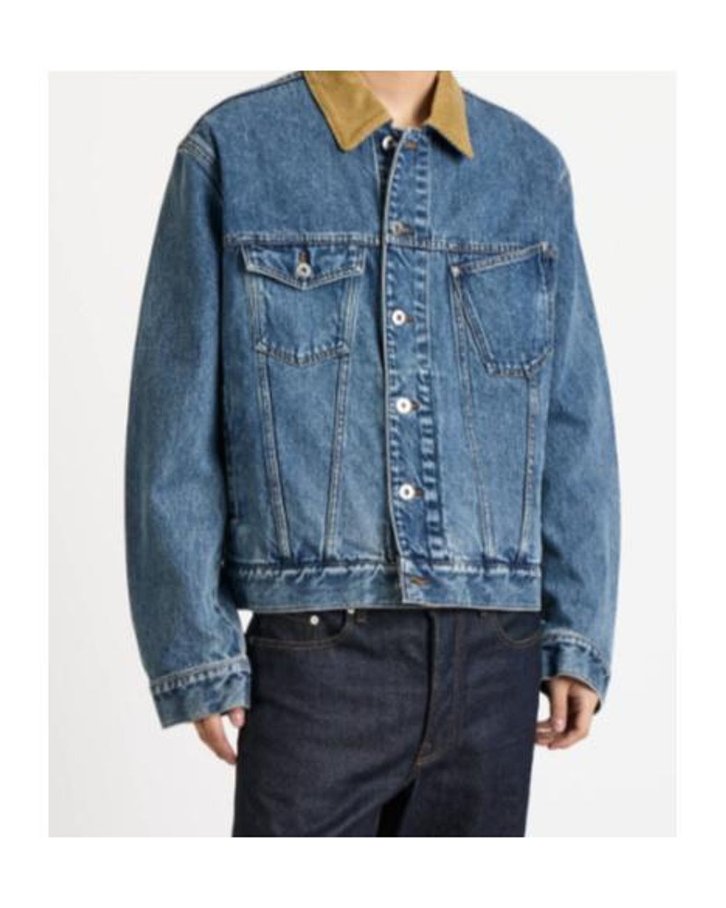 JW Anderson Jw Anderson Denim Jacket in Blue for Men | Lyst