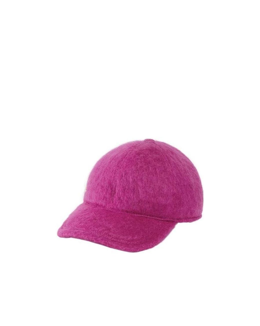 Gucci Double G Mohair Baseball Cap in Purple | Lyst