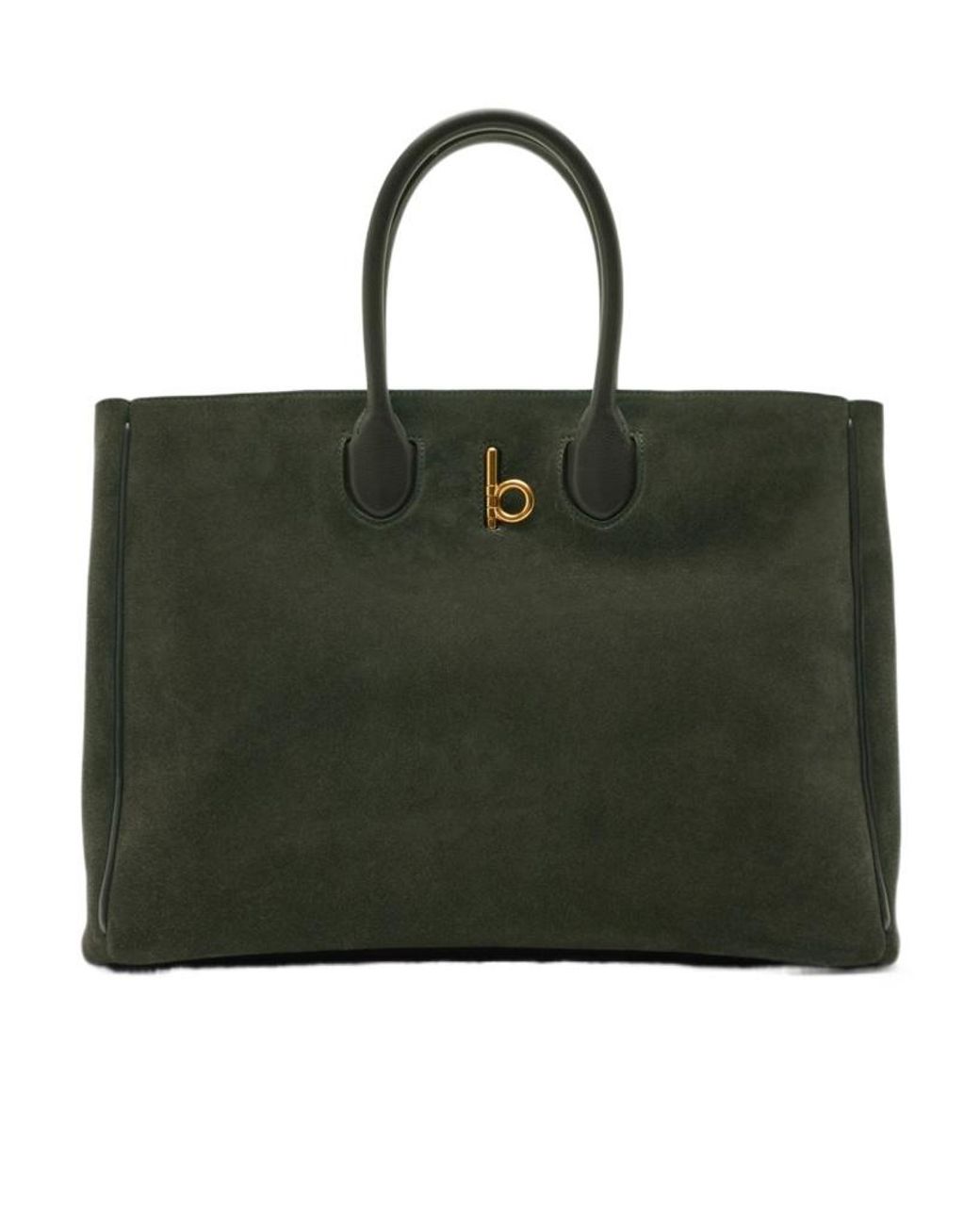 Burberry Rocking Horse Tote Bag in Green | Lyst