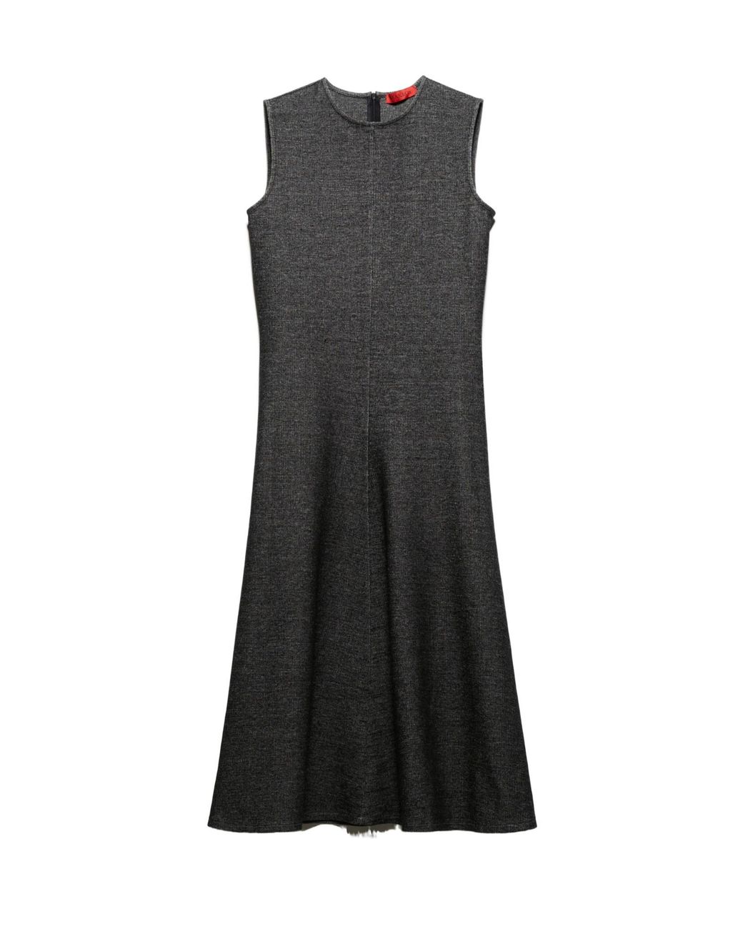 MAX&Co. Cotton-Jersey Midi Dress in Black | Lyst