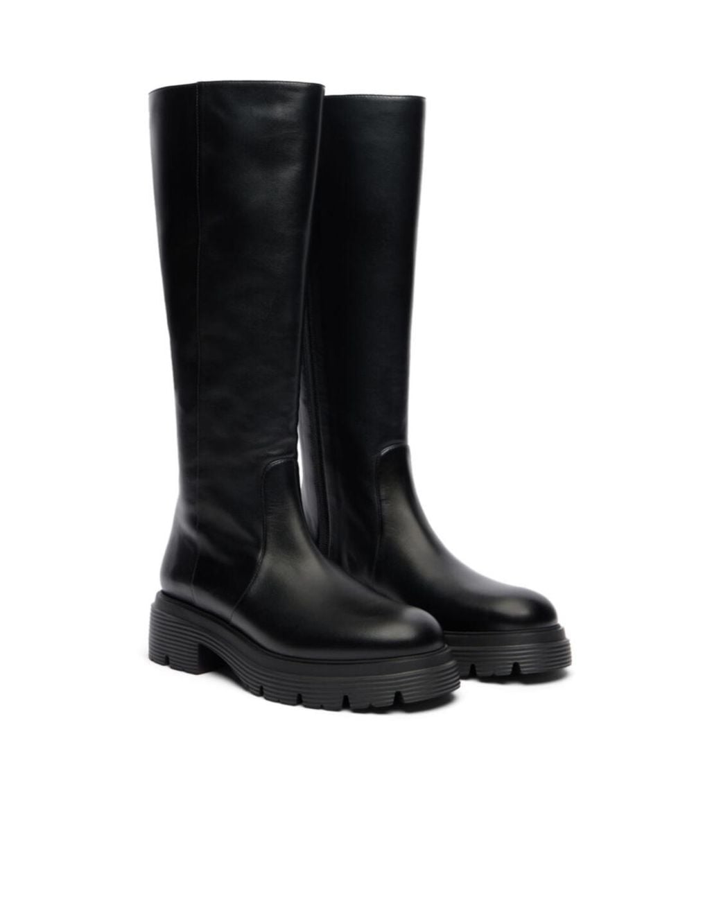 Stuart Weitzman Hudson Lite Zip Boot in Black | Lyst
