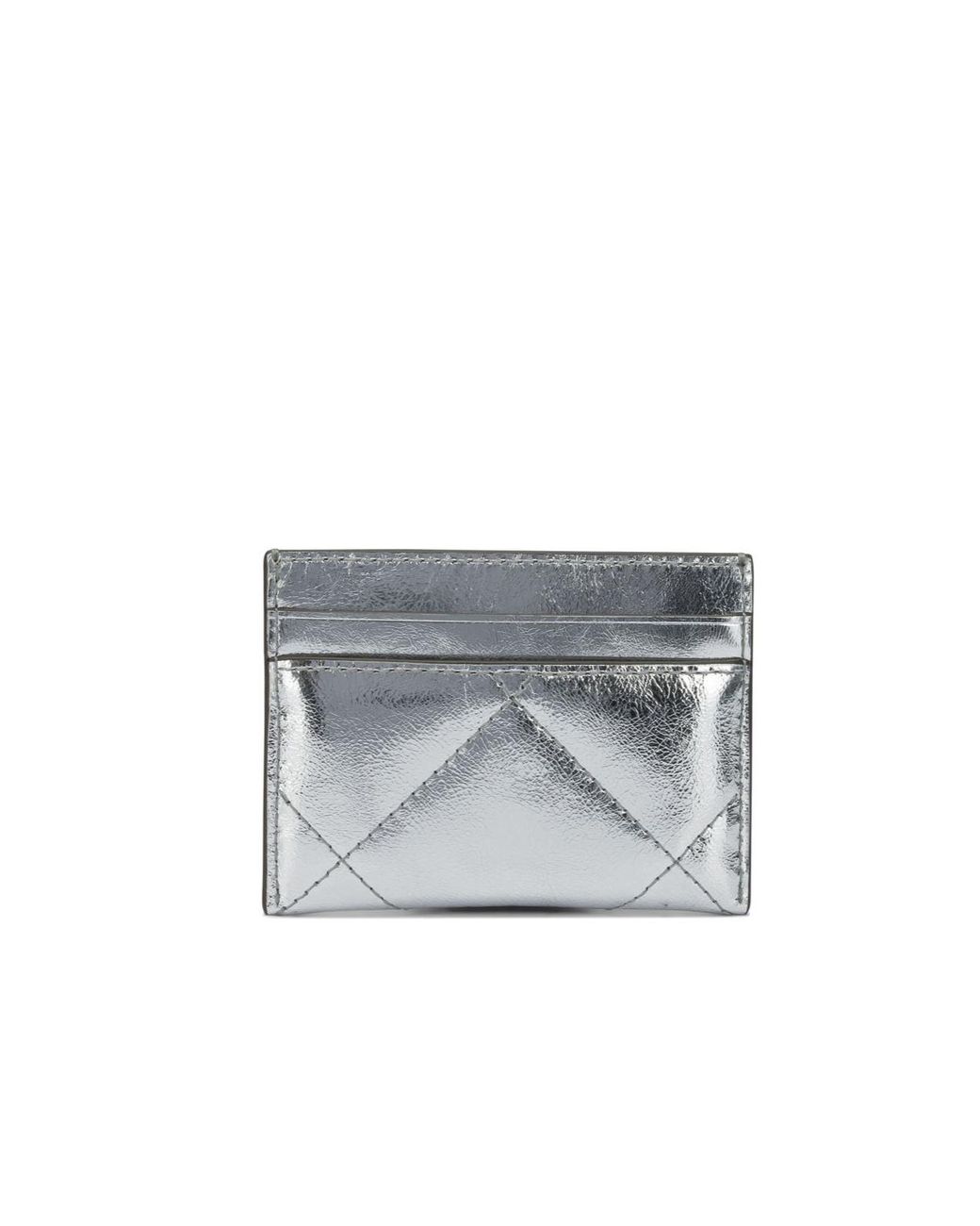 Tory Burch Logo-Embellished Card Holder in Gray | Lyst